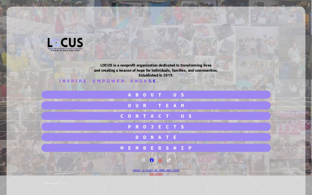 LOCUS -A Place of Hope and Live